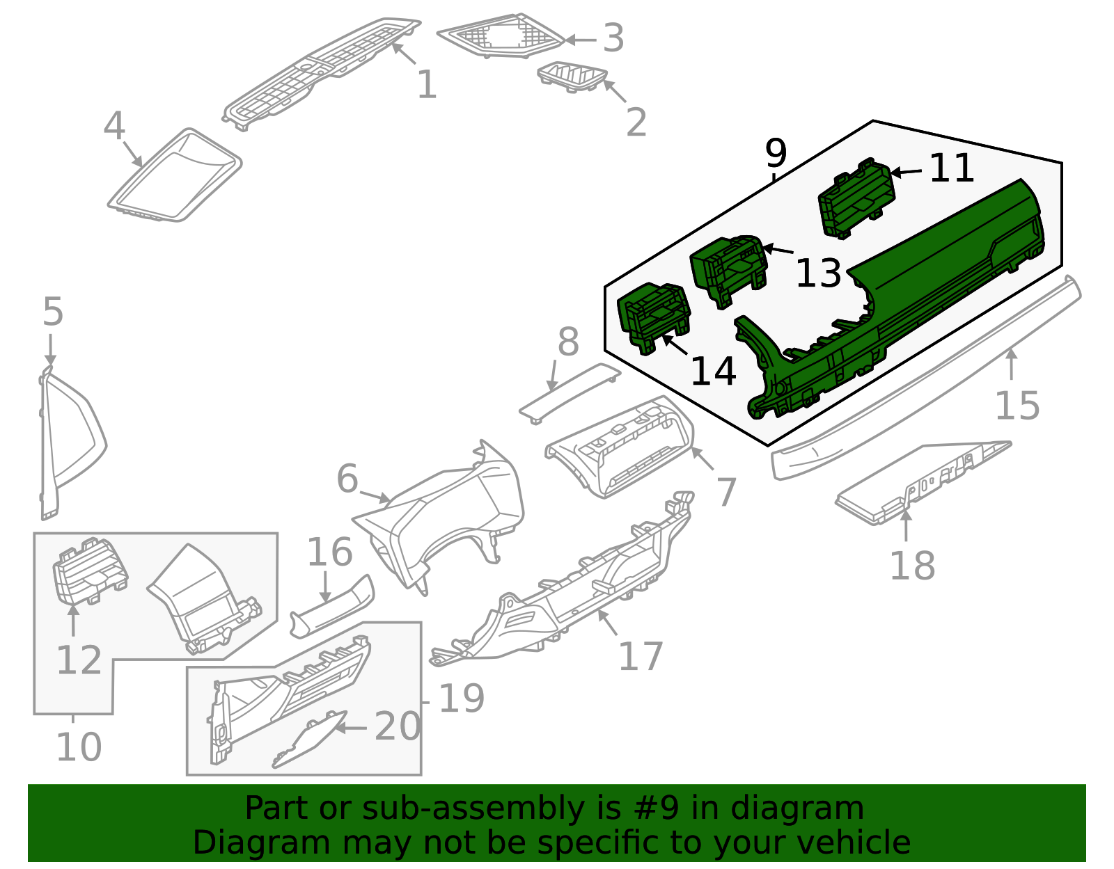 8055A162XB - Trim Panel Assembly 2022-2024 Mitsubishi | Mitsubishi ...