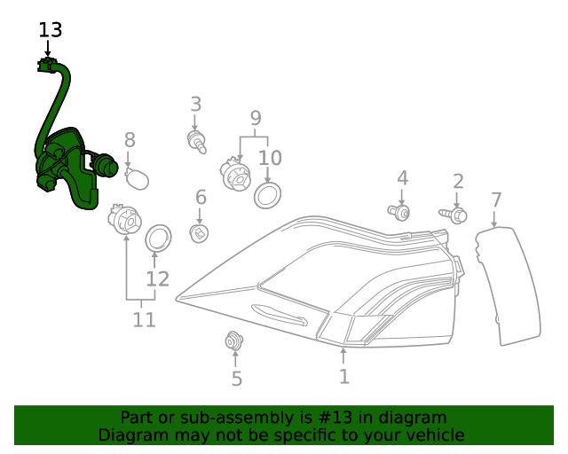 2019-2023 Toyota Socket & Wire 81555-42220 | OEM Parts Online