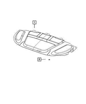 2011-2025 Mopar Hood Insulation 68265872AB | Mopar eStore