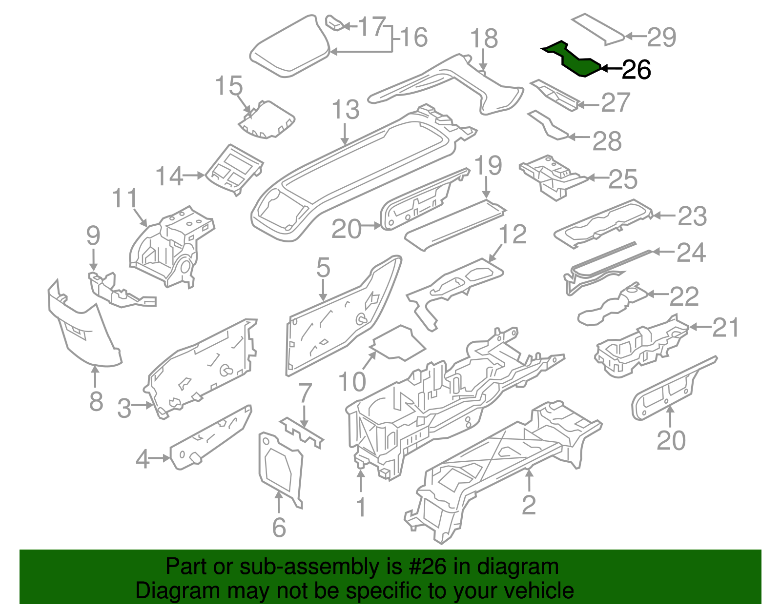 31403356 - Ash Tray 2016-2025 Volvo | AutoNation Parts