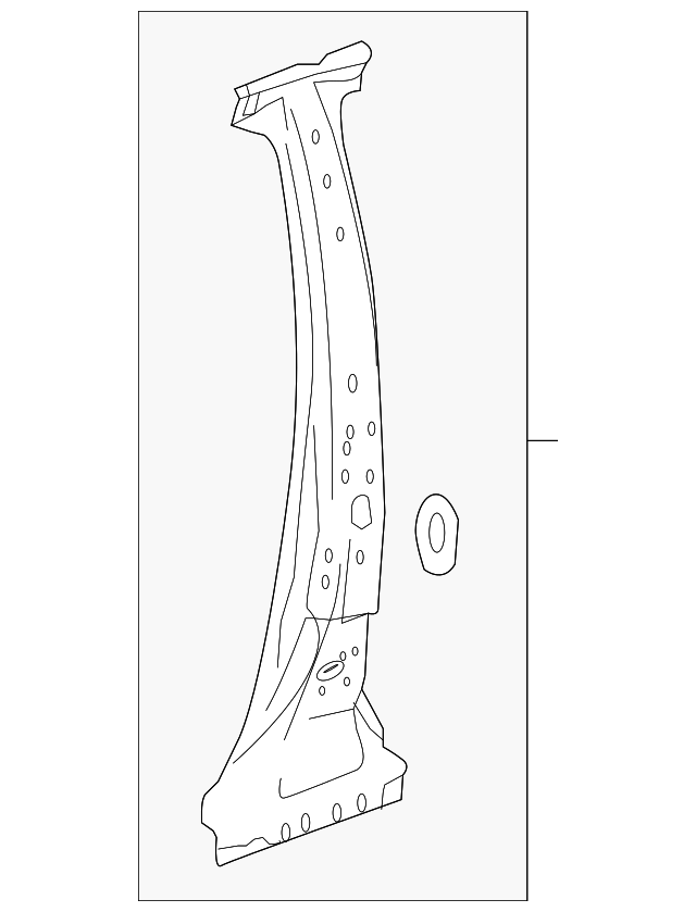 2016-2022 Chevrolet Spark Passenger Side Center Pillar Outer Panel ...