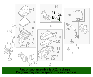 Genuine Breather Tube Clamp for 2017-2024 Hyundai | Part# 14720-32006-S ...