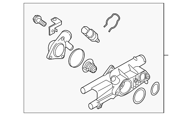 2011-2016 Kia Thermostat Unit 25600-2G500 | TascaParts.com