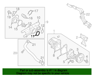 2008-2016 Kia OEM NEW 2008-2016 Kia Optima Sportage Right Thermostat ...