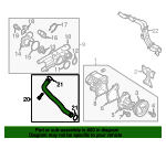 25460-2G201 - Water Pipe 2010-2022 Kia | Kia.Parts Store