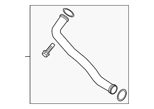 25460-2G201 - Water Pipe 2010-2022 Kia | Kia.Parts Store