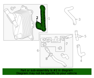 2019-2025 GM Engine Oil Cooler Seal 55488933 GM | GMPartsDirect.com