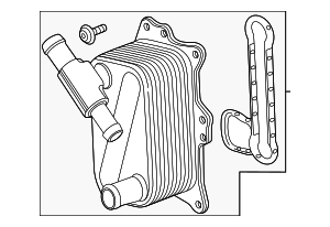 55509959 - Engine Oil Cooler Kit with Gasket 2020-2023 GM | Chevrolet ...