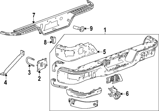 2023-2024 GM Bumper Assembly 85049666 GM | GMPartsDirect.com
