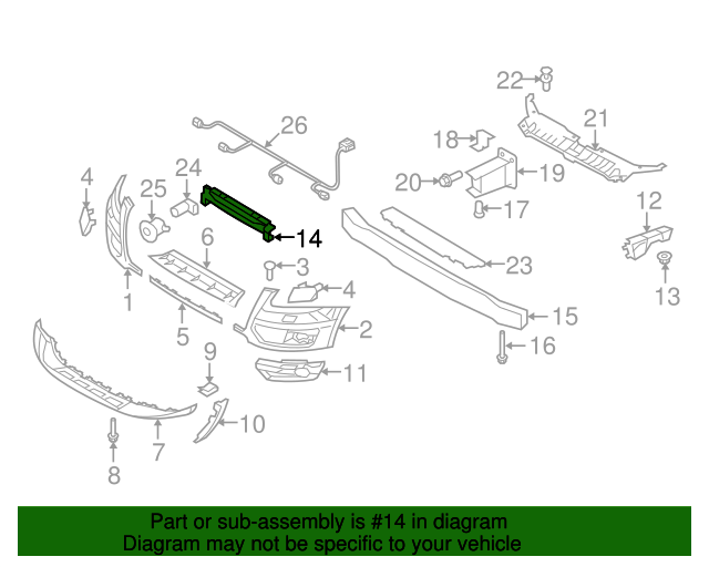 Absorber - Audi (8R0-807-550-C) | Audi USA Parts