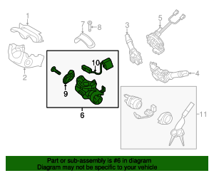 81910-A5130 - Ignition Lock Assembly 2013-2017 Hyundai Elantra GT ...
