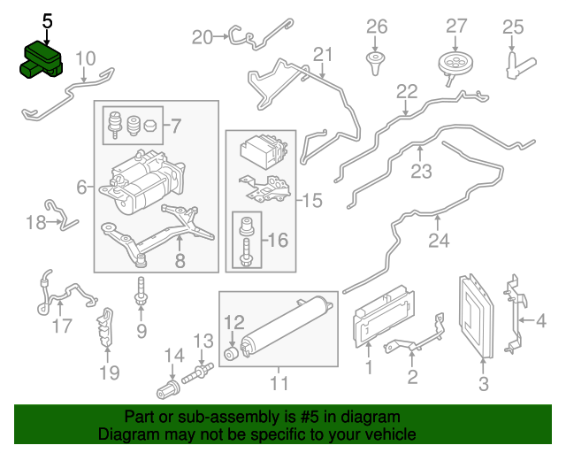 2011-2018 Porsche Cayenne Accelerometer 958-606-077-01 | Sunset Porsche ...
