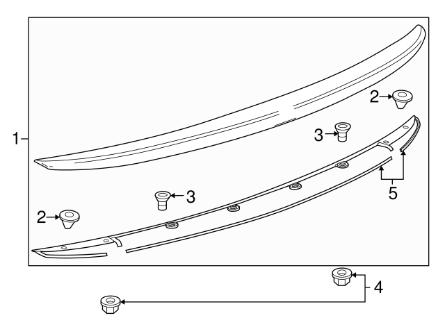 95404355 - Primed Rear Spoiler Assembly 2011-2016 Chevrolet | GM ...