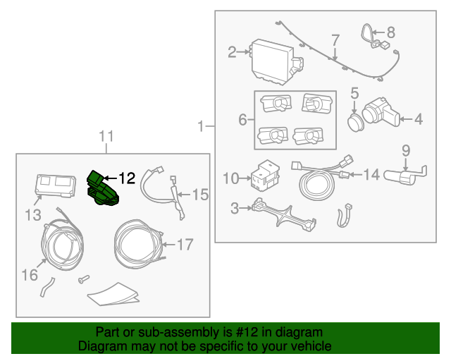 31201009 - Rear Camera - 2007-2016 Volvo | Volvo OEM Parts Direct