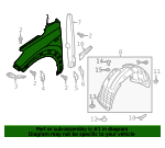 2016-2021 Hyundai Tucson Fender 66311-D3000 | OEM Parts Online