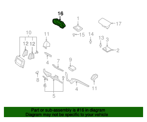 2007-2009 Hyundai Santa Fe Cluster Trim 84830-2B000-WK | OEM Parts Online