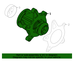 25100-2MHA0 - Engine Water Pump 2021-2024 Hyundai | AutoNation Parts