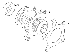 25100-2MHA0 - Engine Water Pump 2021-2024 Hyundai | AutoNation Parts