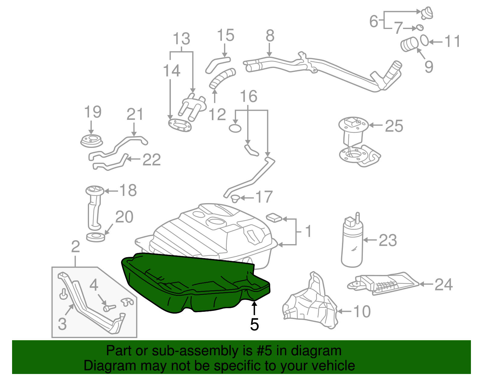 77606-60120 - Fuel Tank Skid Plate 1998-2007 Lexus LX470 | AutoNation Parts