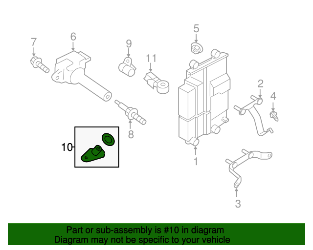 22056AA28A - Engine Camshaft Position Sensor - 2017-2023 Subaru ...