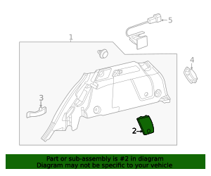 167-690-59-01-9051 - Interior Quarter Panel Trim Panel Access Cover ...