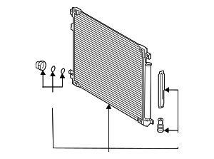 884A0-08010 - A/C Condenser - 2020-2024 Toyota | OEM Genuine Toyota Parts