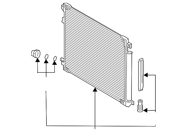 884A0-48010 - Condenser Assembly - 2020-2021 Toyota Highlander | OEM ...