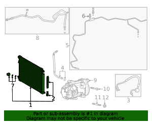 884A0-08010 - Condenser Assembly - 2020-2022 Toyota | OEM Genuine ...