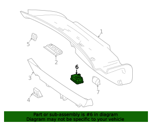 2022-2024 Mercedes-Benz Trunk Switch 206-820-07-01 | AutoNation Parts