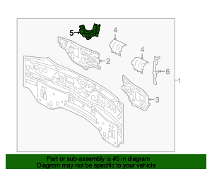 2018-2021 Toyota C-HR Reinforced Plate 58388-10021 | OEM Parts Online
