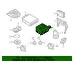 65126826793 - 2015-2019 BMW Radio (65-12-6-826-793) | BMW of South ...