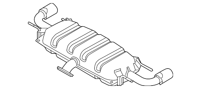 2014-2016 Mazda CX-5 Muffler & Pipe PY33-40-100A | RealMazdaParts.com