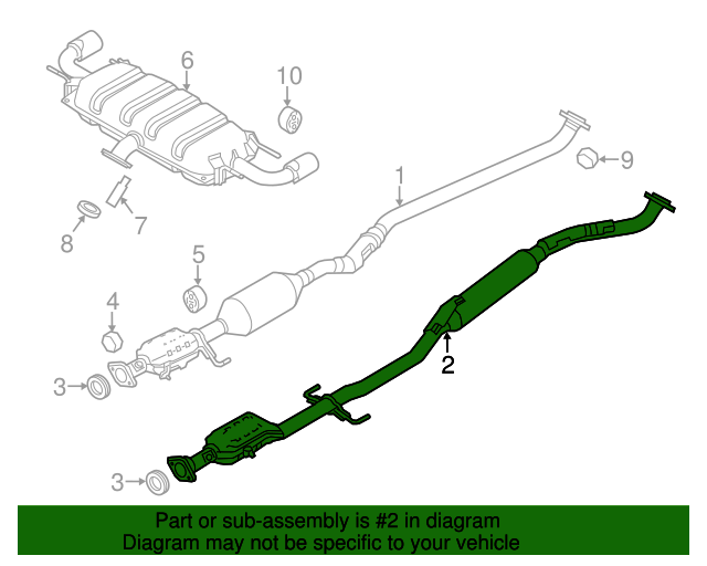 PY78-20-55X - Converter & Pipe - 2016 Mazda CX-5 | Mazda Swag