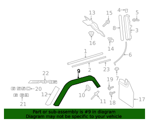 463-880-92-02 - Fender Flare 2019-2023 Mercedes-Benz G 550 ...