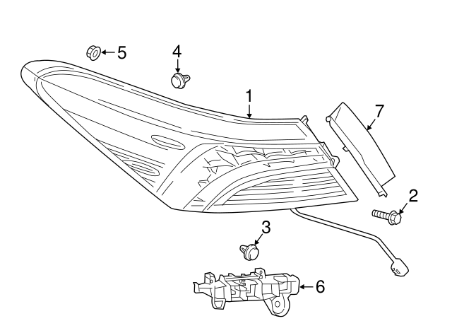 81560-06A30 - Tail Lamp Assembly - 2021-2023 Toyota Camry | OEM Genuine ...