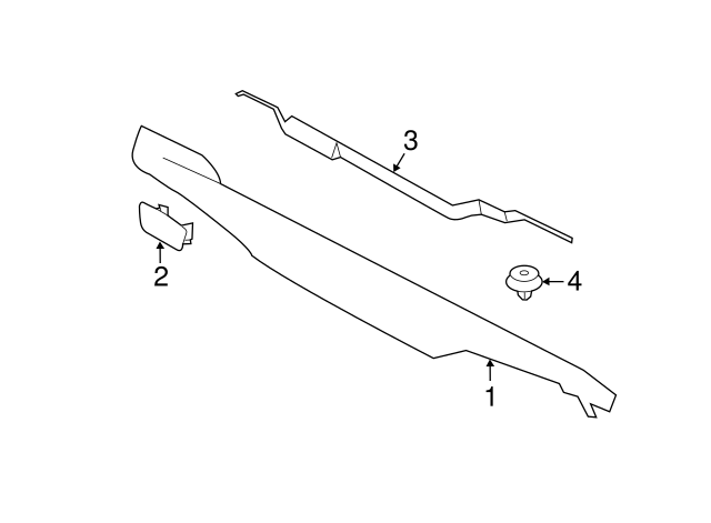 51-43-7-277-131 - Upper Quarter Trim - 2013-2019 BMW | BMW Parts Exchange