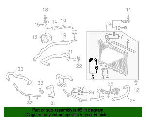 2005-2009 Honda Sensor Assembly, Water Temperature (Panasonic) 37870 ...
