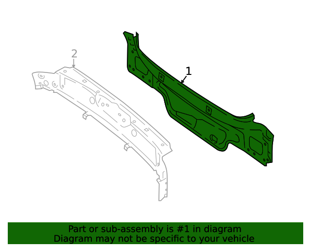 8W6-813-307-A - Rear Body Panel 2018-2023 Audi | Audi OEM Parts
