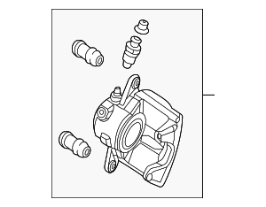 2007-2020 Mercedes-Benz Brake Caliper 204-421-32-81 | Mercedes-Benz Parts
