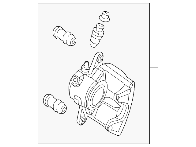 204-421-32-81 - Caliper 2008-2020 Mercedes-Benz | Mercedes-Benz USA Parts