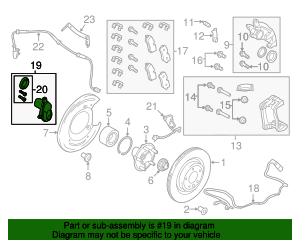Genuine Parking Brake Actuator for 2017-2024 Land Rover | Land Rover ...