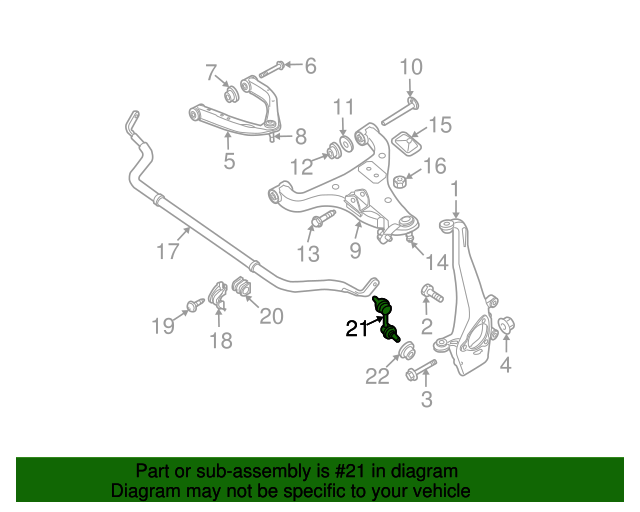 2005-2019 Nissan Suspension Stabilizer Bar Link Kit 56261-7S010 ...