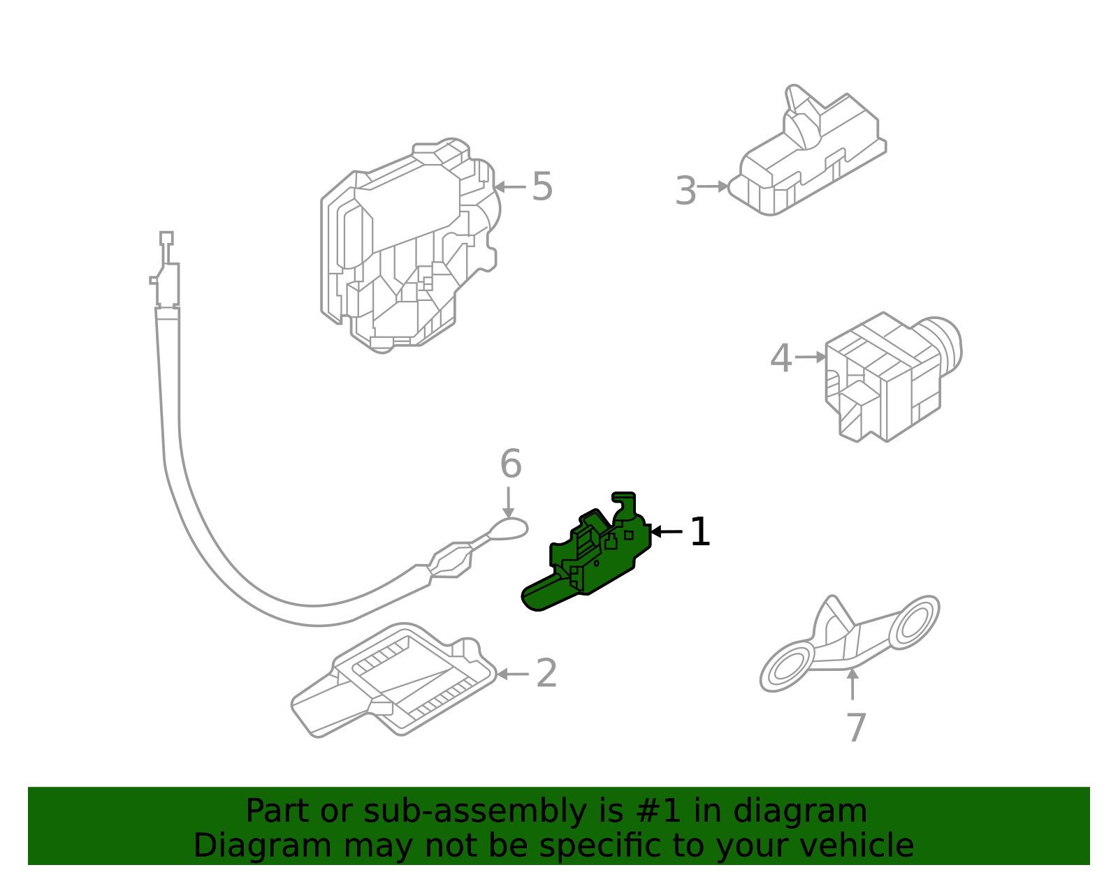 2021-2024 Volkswagen ID.4 Lock Actuator 11A-827-505 | VW Direct Auto Parts