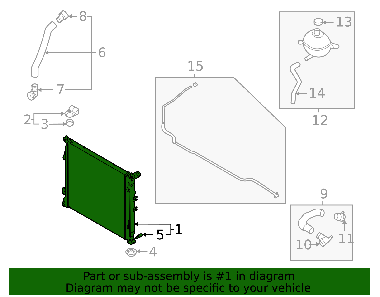 25310-R0150 - Radiator Assembly 2022-2025 Kia Carnival | Kia.Parts Store