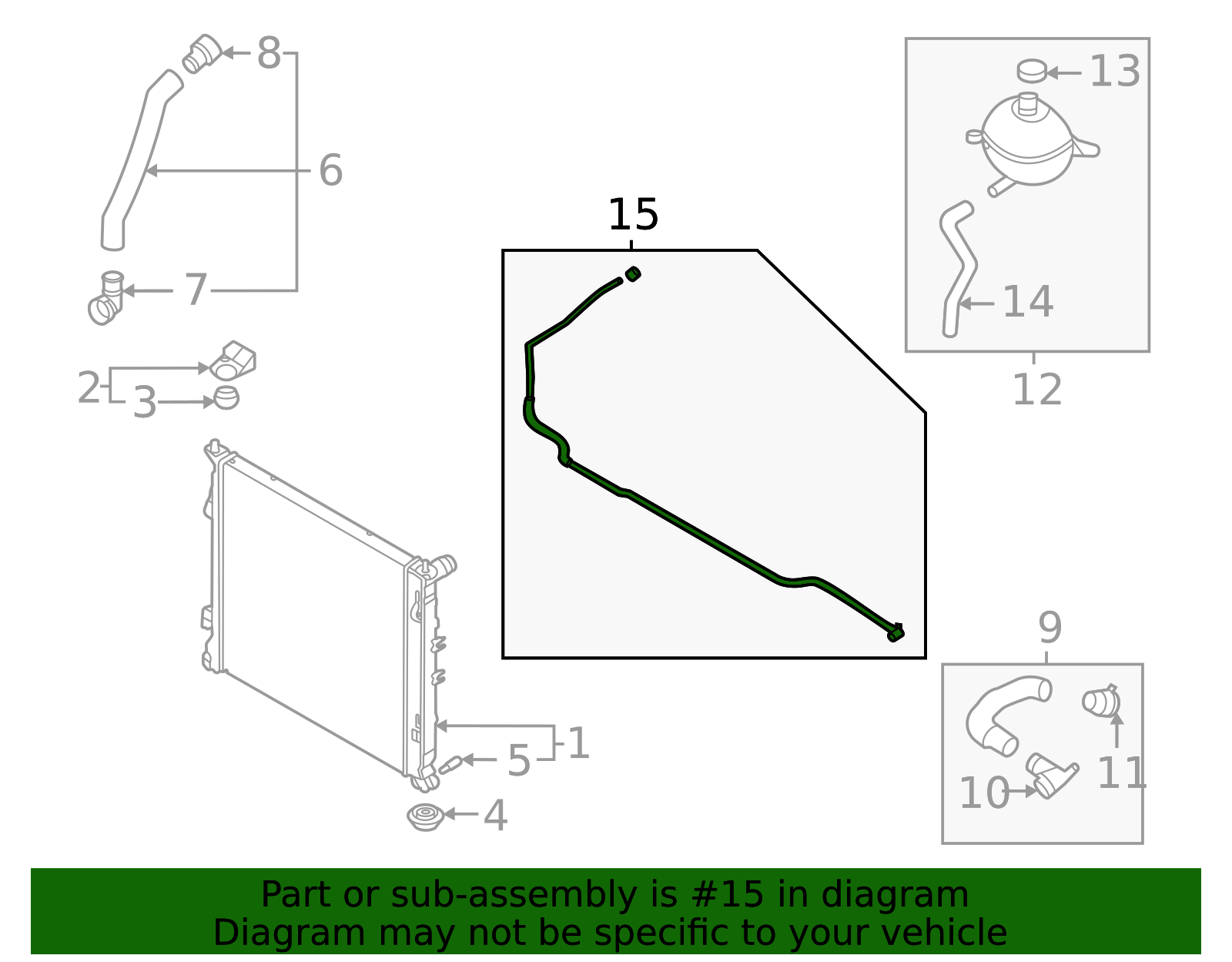 25451-R0300 - Engine Coolant Overflow Hose 2025 Kia Carnival | Kia.Parts