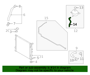 2022-2023 Kia Carnival Vent Hose 25451-R0100 | Kia Automotive Parts