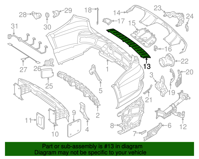 166-884-01-90 - Step Pad 2013-2019 Mercedes-Benz | Mercedes-Benz USA Parts