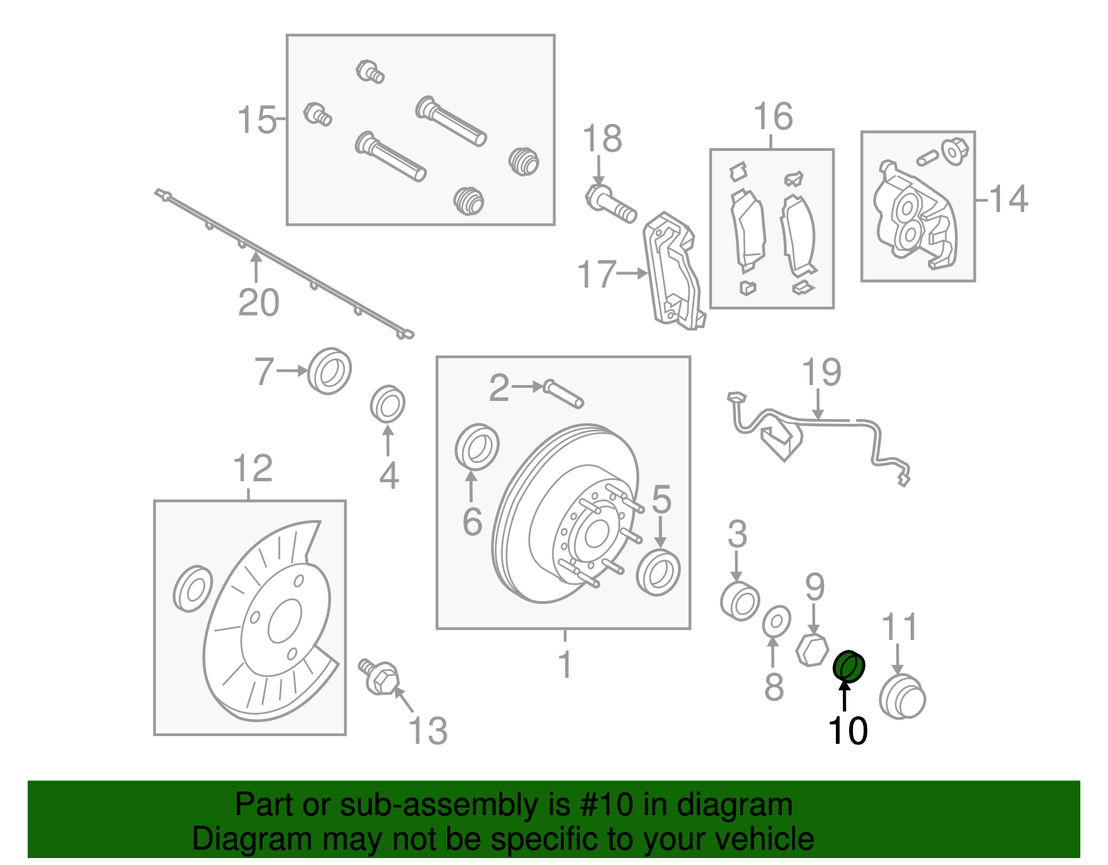 W709160-S300 - Grease Seal Retainer - 2008-2020 Ford | Eastgate Ford Parts