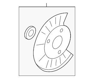 2013-2020 Ford Splash Shield - Driver's Side (LH) DC3Z-2K005-B ...