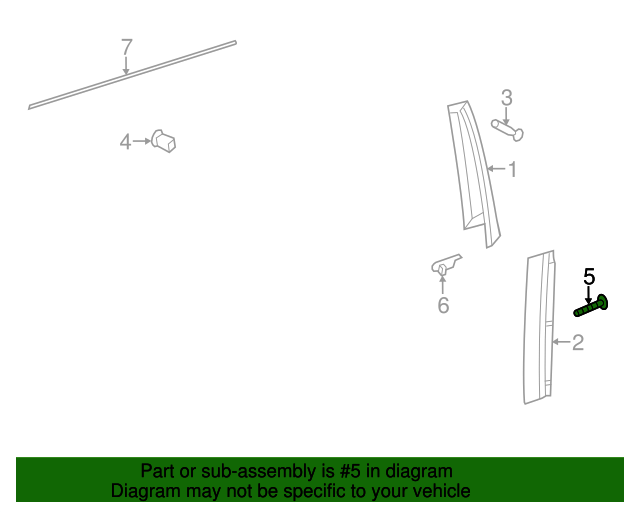 001-984-58-29-64 - Applique Bolt 2004-2021 Mercedes-Benz | Mercedes ...